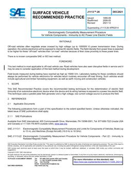 Download SAE J1113/26 In PDF - Standards Global